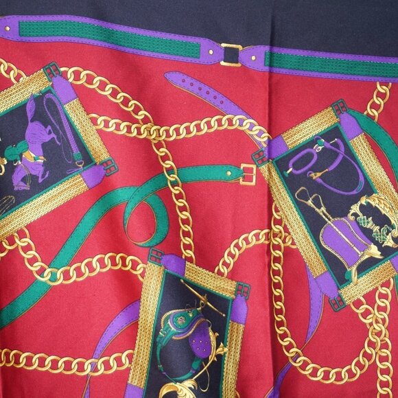 Source Unknown | Accessories | Italian Silky Equestrian Saddle Horse ...
